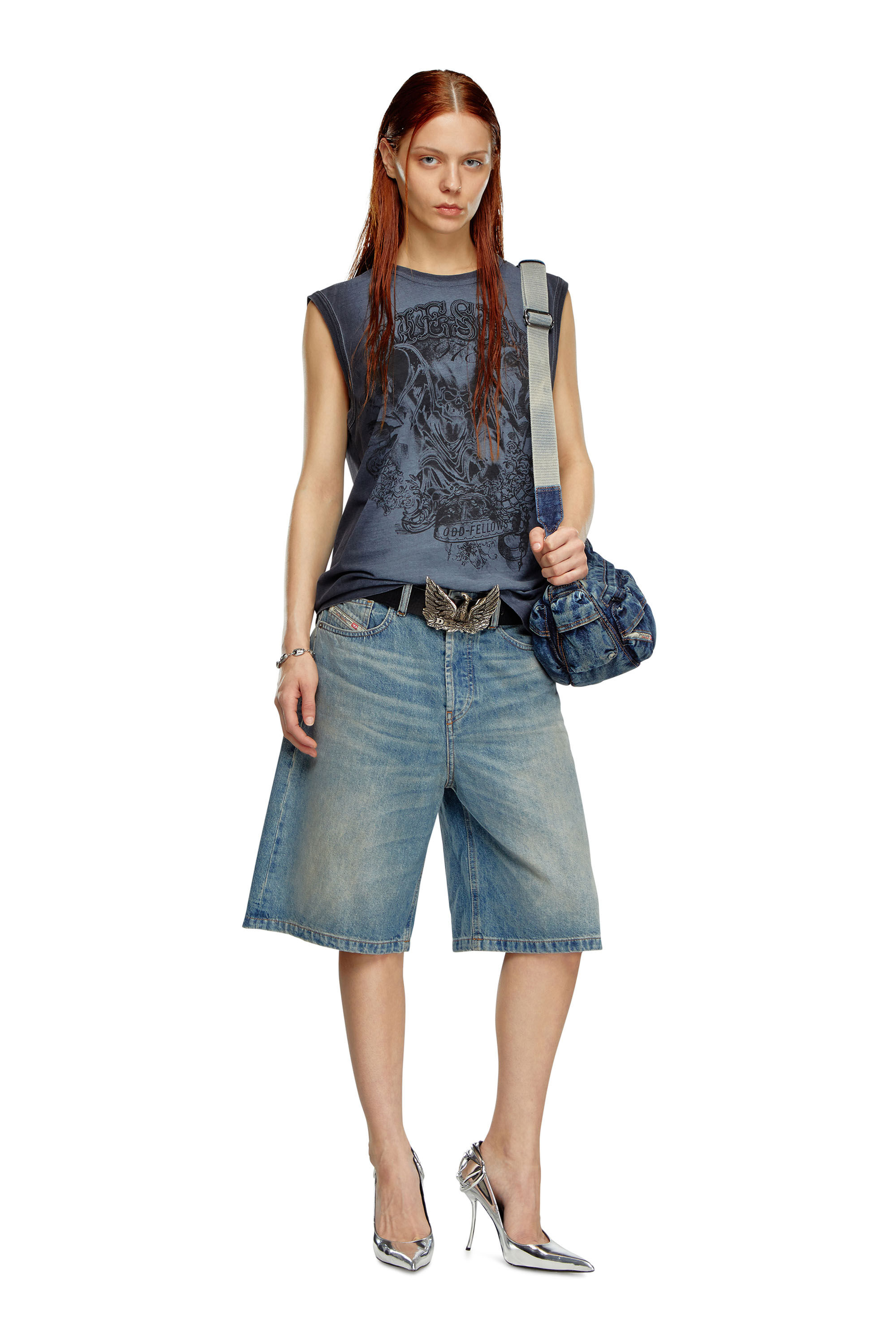 Women's Denim shorts | Blue | Diesel Women's Denim shorts | Blue | Diesel